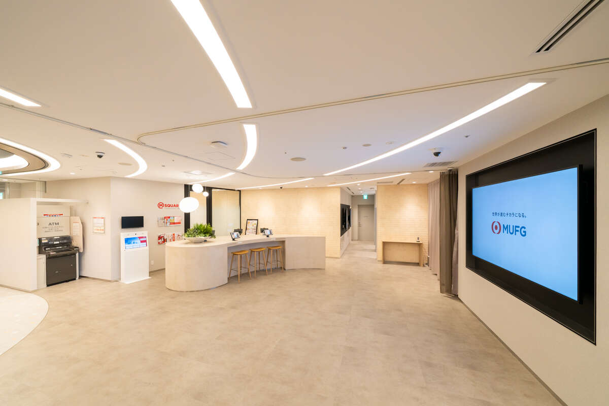 三菱UFJ、20年ぶり新店舗を高輪に ”現金なし”で平日夜・土日祝も対応
